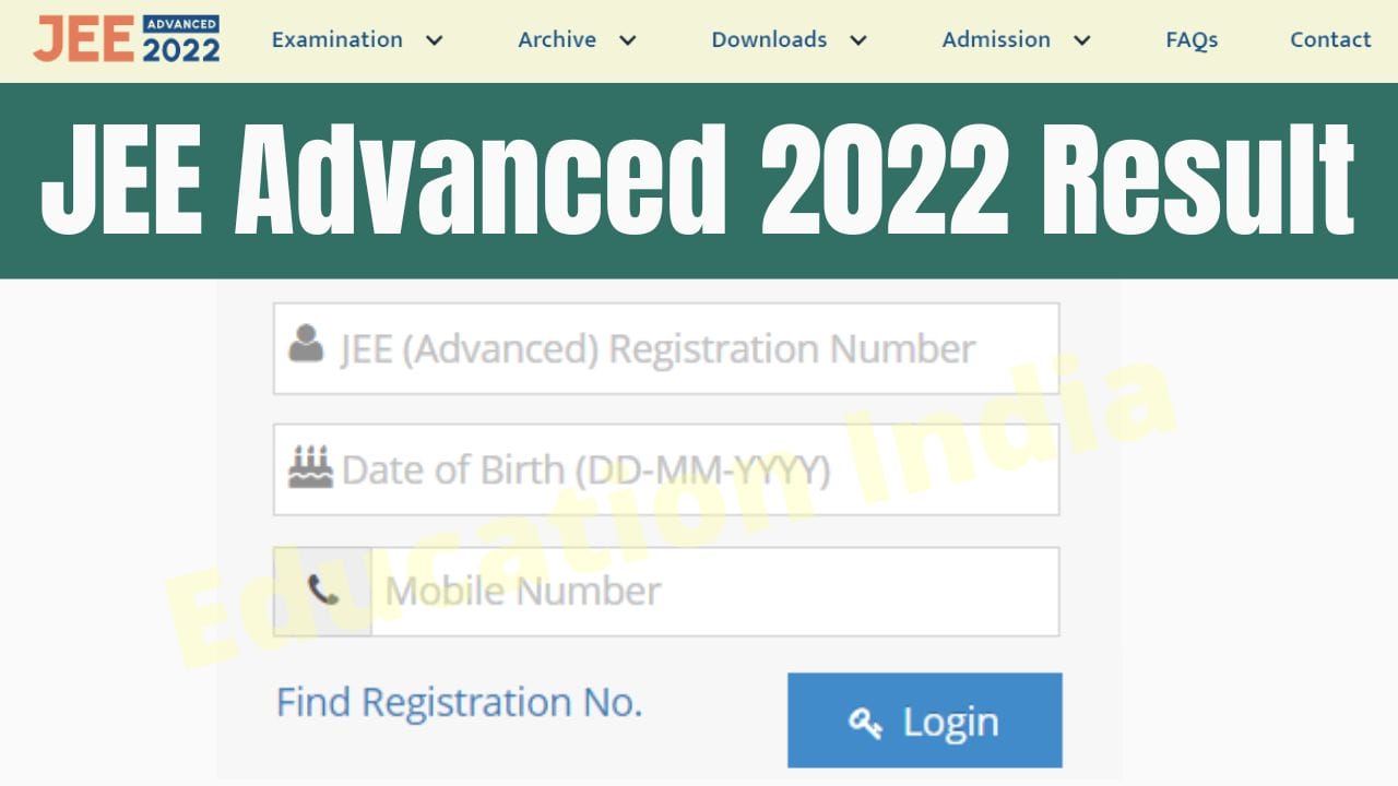 IIT JEE Advanced results 2022: IIT JEE results declared, RK Shishir topper, slight drop in ...