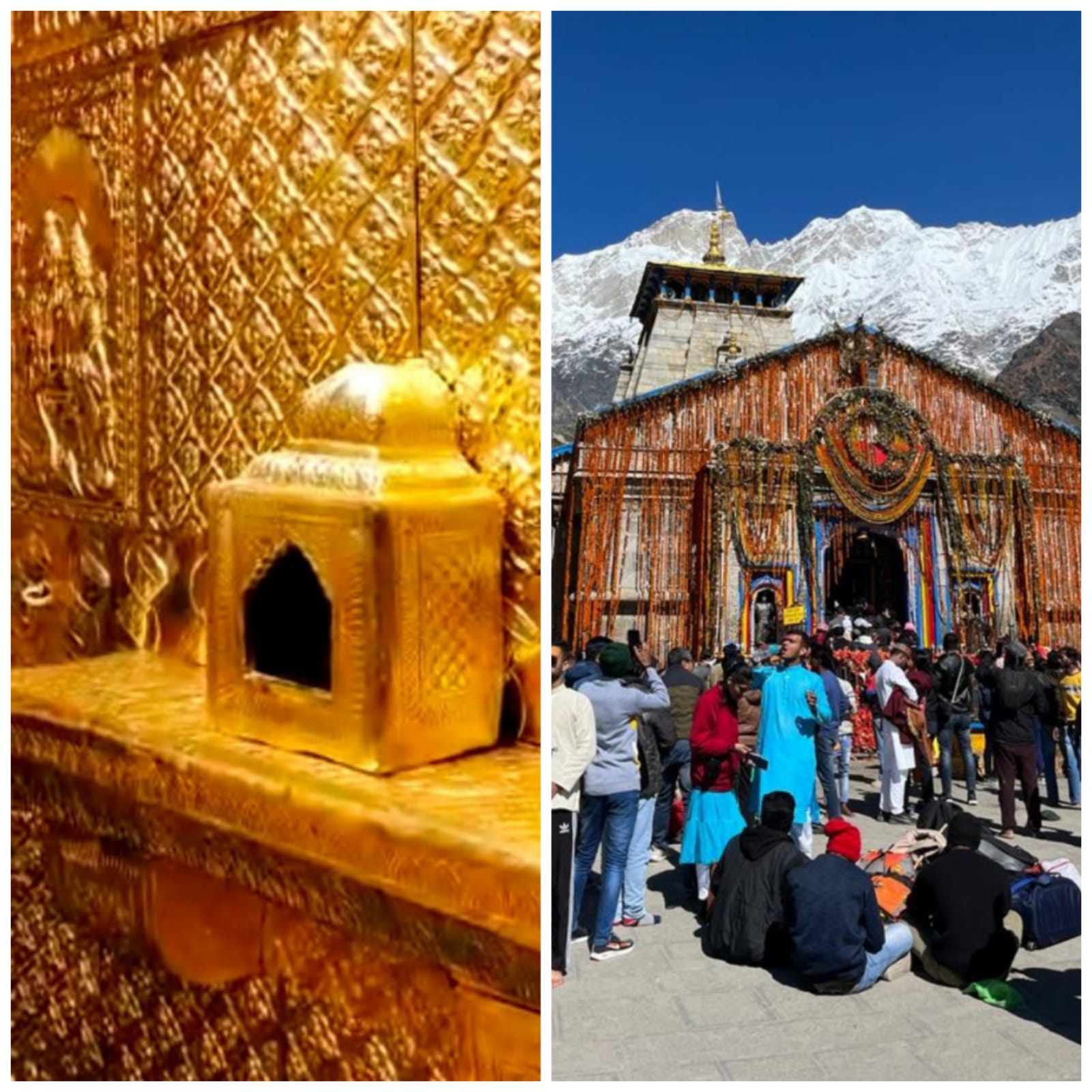 The dham of Baba Kedarnath decorated with gold, grandeur of the temple ...