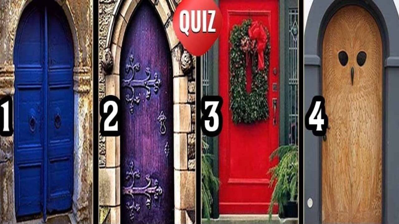 Personality Test: नीला, लाल या बैंगनी कौन सा दरवाजा चुनेंगे आप? पसंद ...